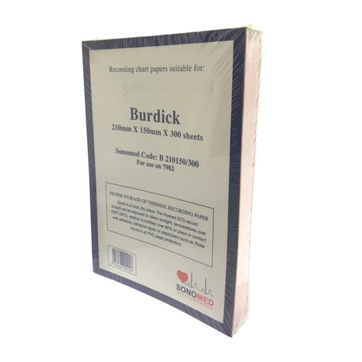 ECG Paper Burdick Z-Fold 210 x 150mm – Solmed Medical Supplies