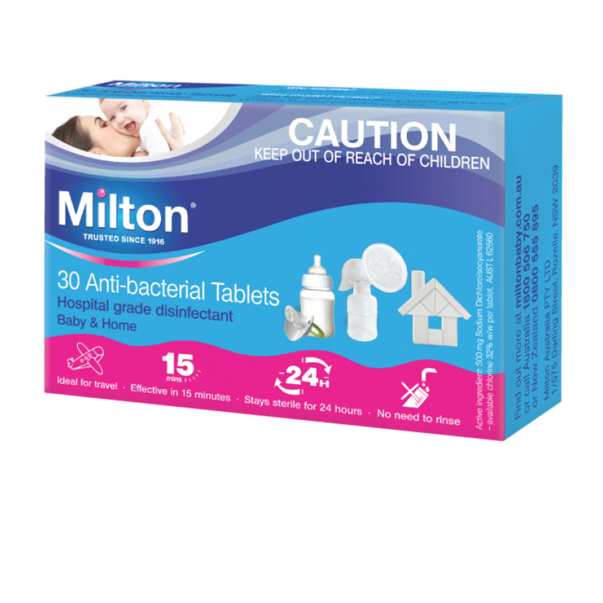 Milton Anti-Bacterial Tablets | SOLMED – Solmed Medical Supplies