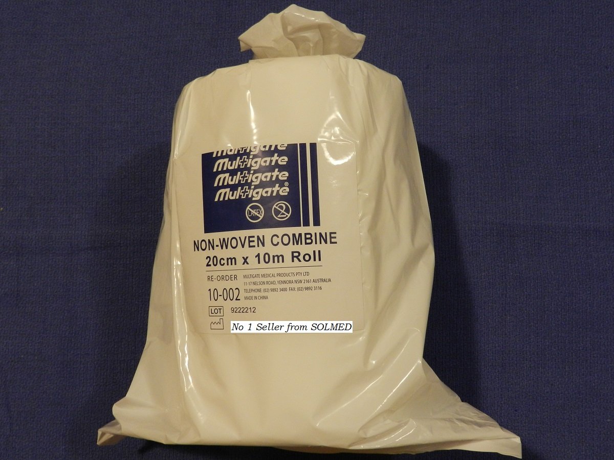 MULTIGATE COMBINE DRESSING ROLL FIRST AID WOUND CARE 20CM X 10 METRES ...